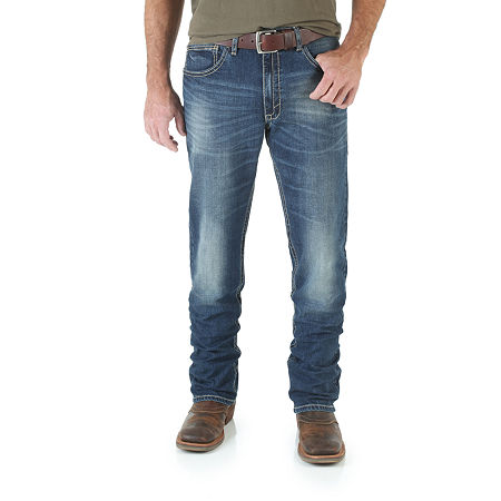 Click here for Wrangler Mens Bootcut Jean  36 30  Blue prices