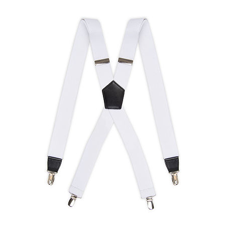 Click here for J Ferrar Stretch Mens Suspender  One Size  White prices