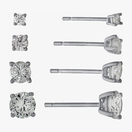 Click here for Silver Treasures Womens Cubic Zirconia Sterling Si... prices