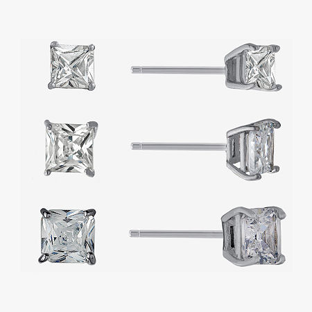 Click here for Silver Treasures Womens Cubic Zirconia Sterling Si... prices