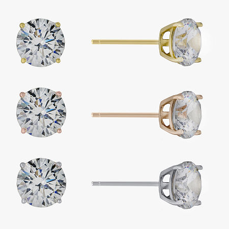 Click here for Silver Treasures Womens Cubic Zirconia Sterling Si... prices