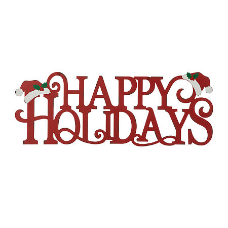Click here for Glitzhome Metal Christmas Decor Wall Sign  One Siz... prices