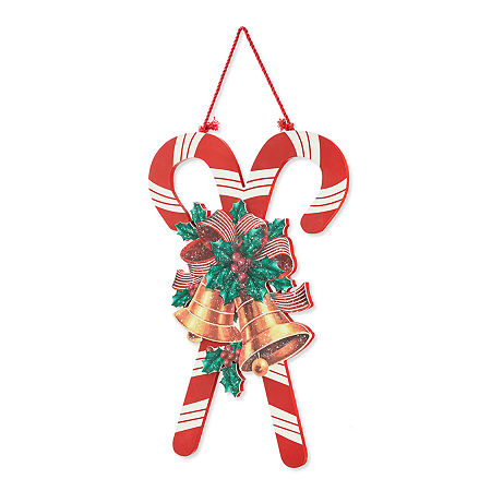 Click here for Glitzhome Wooden Christmas Candy Cane Decor Wall S... prices