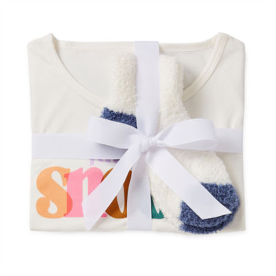 Thereabouts Little & Big Girls 3-pc. Pant Pajama Set, Color: Polar Bear ...