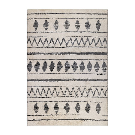 Click here for Amer Rugs Aspen Clara Geometric Shag Washable Indo... prices