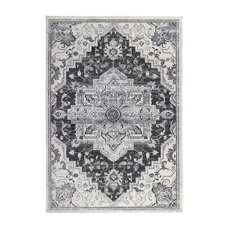 Click here for Amer Rugs Alexandria Yana Medallion Loomed Washabl... prices