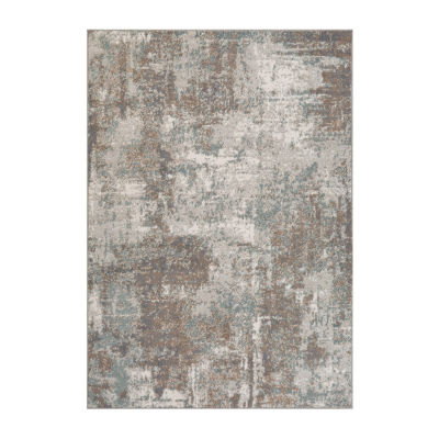 Amer Rugs Alpine Bella Abstract Loomed Washable Indoor Rectangular Area ...