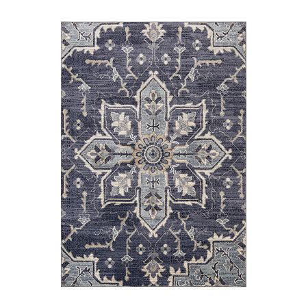 Click here for Amer Rug Jordan Eva Medallion Loomed 53 X 76 Indoo... prices