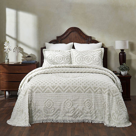 Click here for Better Trends Heirloom Bedspread Set  One Size  Wh... prices