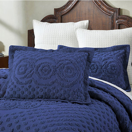 Click here for Better Trends Heirloom Pillow Sham  One Size  Blue prices