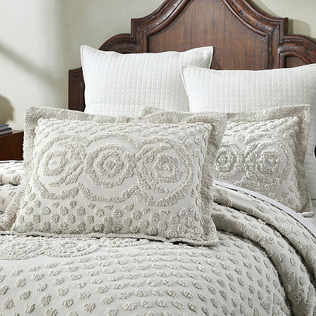 Click here for Better Trends Heirloom Pillow Sham  One Size  Whit... prices