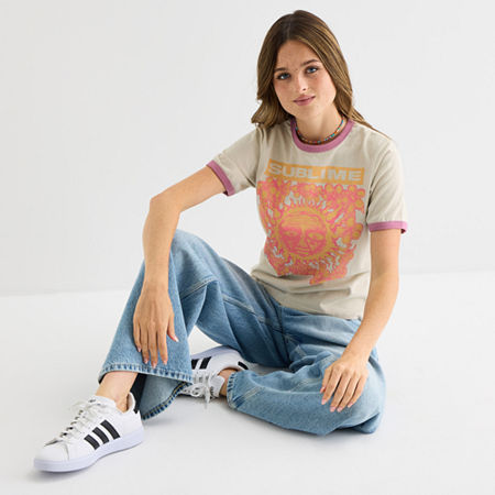 Click here for New World Sublime Long Beach Ringer Tee Womens Cre... prices