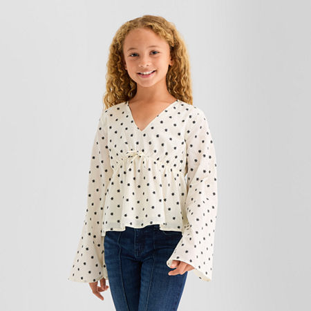 Click here for Thereabouts Little & Big Kid Girls V Neck Long Sle... prices