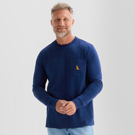 Click here for St. Johns Bay Sueded Jersey Mens Crew Neck Long Sl... prices