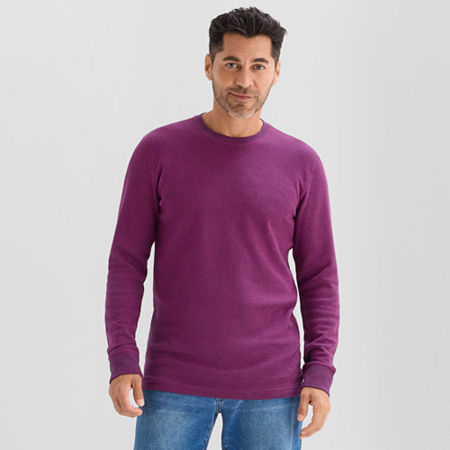 Click here for St. Johns Bay Waffle Mens Crew Neck Long Sleeve Cl... prices