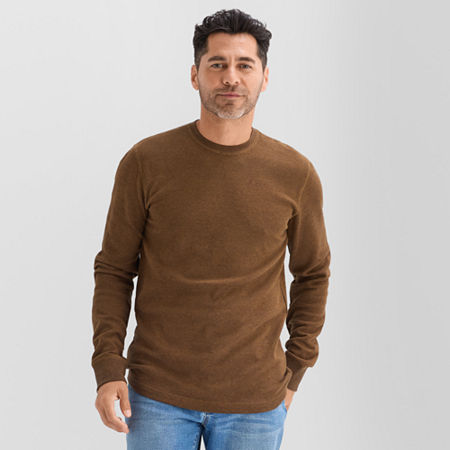 Click here for St. Johns Bay Waffle Mens Crew Neck Long Sleeve Cl... prices