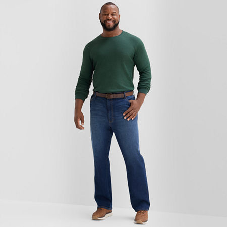 Click here for St. Johns Bay Waffle Mens Crew Neck Long Sleeve Cl... prices