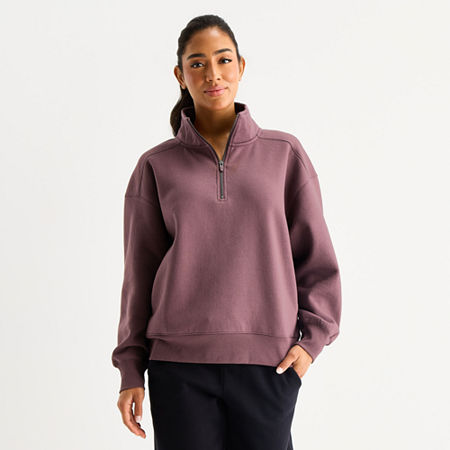 Click here for Xersion Womens Oversized Super Soft Fleece Half Zi... prices