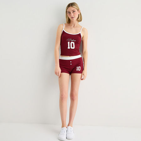 Forever 21 Womens Round Neck Sleeveless Juniors Camisole  X-small  Red