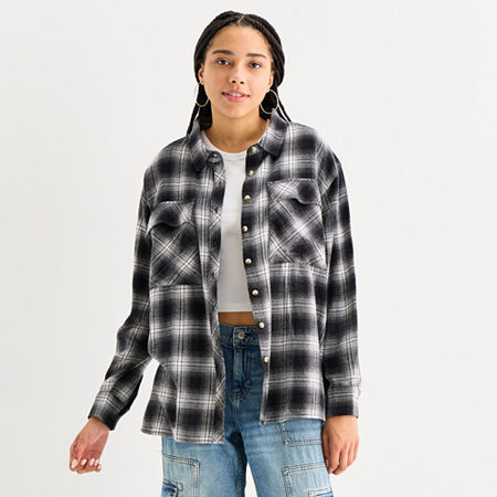 Click here for Arizona Womens Juniors Cuffed Long Sleeve Regular... prices