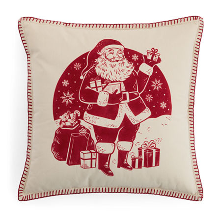 Click here for North Pole Trading Co. Santa Square Throw Pillow... prices