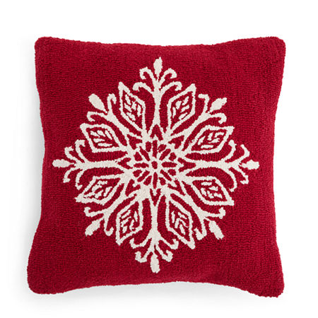 Click here for North Pole Trading Co. Snowflake Square Throw Pill... prices