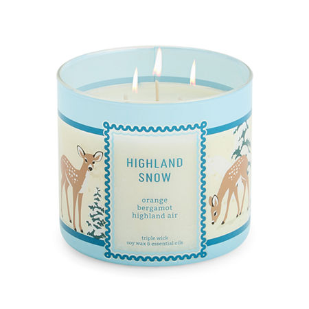 Click here for Distant Lands Highland Snow 3-Wick Scented Jar Can... prices