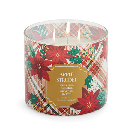 Click here for Distant Lands Apple Strudel 3-Wick Scented Jar Can... prices