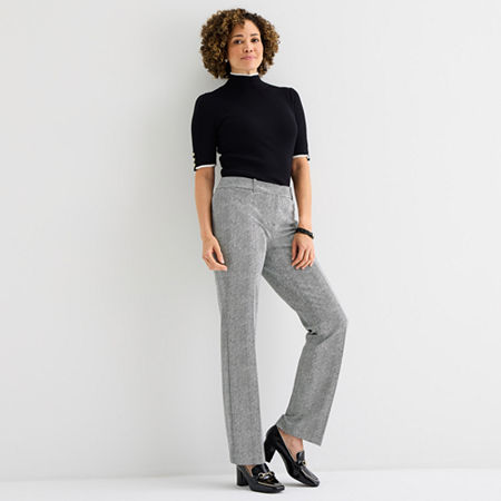 Click here for Liz Claiborne Audra Womens Straight Trouser  8  Bl... prices