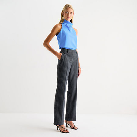 Click here for Worthington Womens Modern Straight Trouser  4  Blu... prices