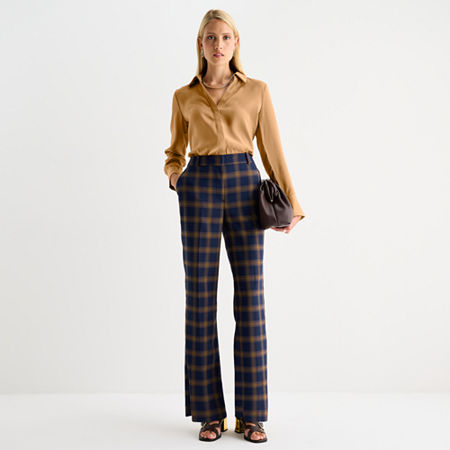 Click here for Worthington Womens High-Rise Modern Trouser  6  Bl... prices