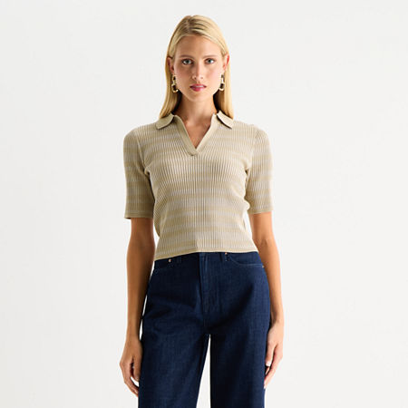 Click here for Worthington Womens Short Sleeve Pullover Sweater... prices
