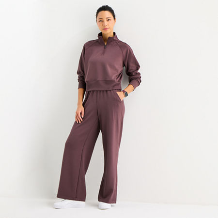Click here for Xersion Womens Scuba Luxe Open Hem Pant  Large  Br... prices