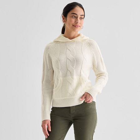 Click here for St. Johns Bay Womens Mock Neck Long Sleeve Cardiga... prices