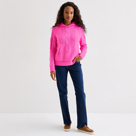 Click here for St. Johns Bay Womens Mock Neck Long Sleeve Cardiga... prices