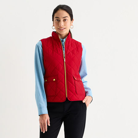 Click here for St. Johns Bay Womens Midweight Quilted Vest  Petit... prices