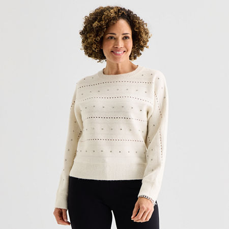 Click here for Liz Claiborne Womens Crew Neck Long Sleeve Pullove... prices