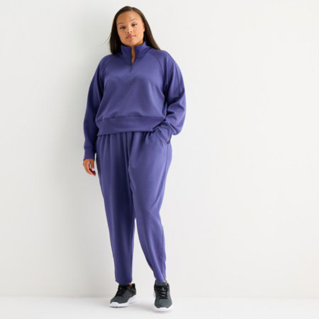 Click here for Xersion Womens Scuba Luxe Half Zip Pullover Plus... prices