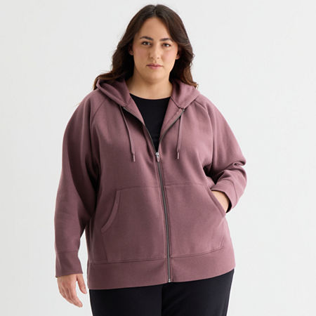 Click here for Xersion Womens Super Soft Fleece Full Zip Hoodie P... prices