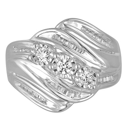 Click here for Love Lives Forever Womens 1/2 CT. T.W. Natural Whi... prices