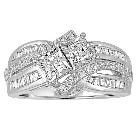 Click here for Two Forever Womens 1 CT. T.W. Natural White Diamon... prices