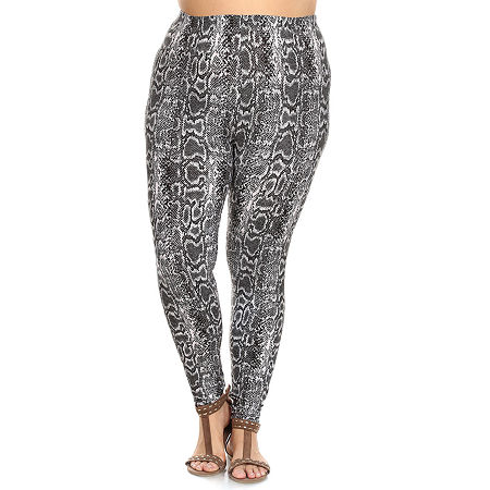 Click here for Plus Size White Mark(R) Snake Leggings prices