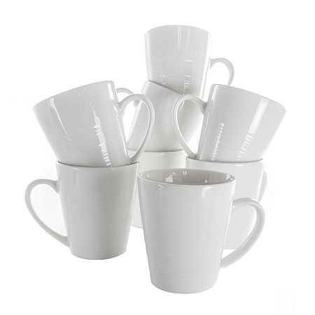 Click here for Elama Amie 8-pc. Coffee Mug  One Size  White prices