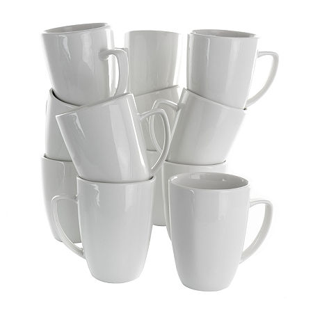 Click here for Elama Riley 10-pc. Coffee Mug  One Size  White prices