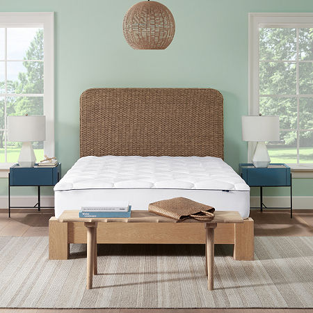 Click here for Serta Ocean Breeze Mattress Pad  One Size  White prices