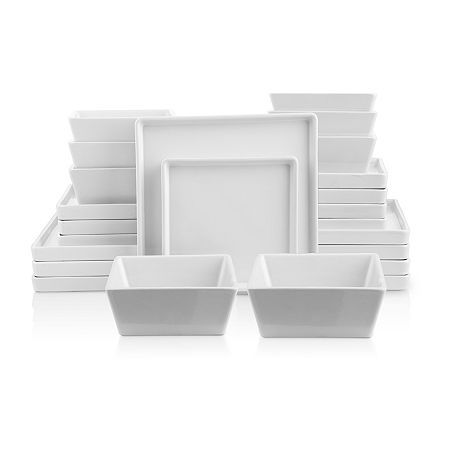 Stone Lain Grace 24 Pc. Dinnerware Set  Service for 8 - White