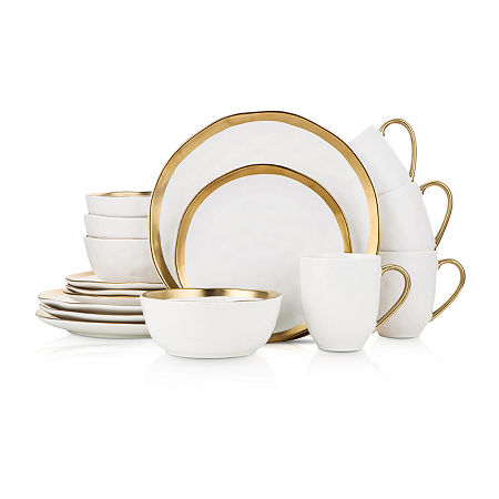 Click here for Stone Lain Florian 16 Pc. Dinnerware Set  Service... prices