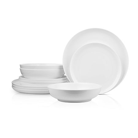 Click here for Stone Lain Gabrielle 12pc. Bone China Dinnerware S... prices