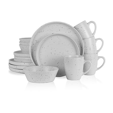 Click here for Stone Lain Jade 16pc. Stoneware Dinnerware Set prices