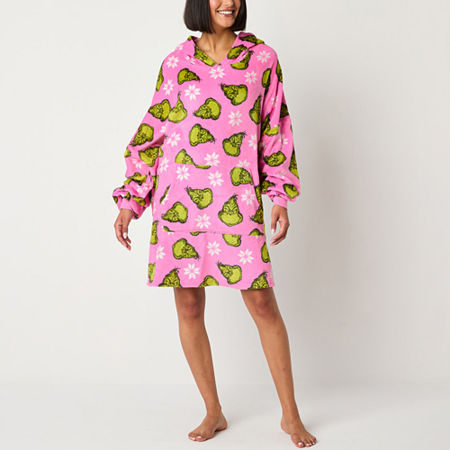 Click here for Womens Long Sleeve Grinch Fleece Juniors Hoodie  L... prices